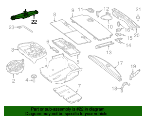 166-580-01-18 - Floor Jack 2012-2023 Mercedes-Benz | Mercedes-Benz ...