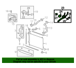 2007-2017 GM Engine Coolant Thermostat and Housing Assembly 12689041 GM ...