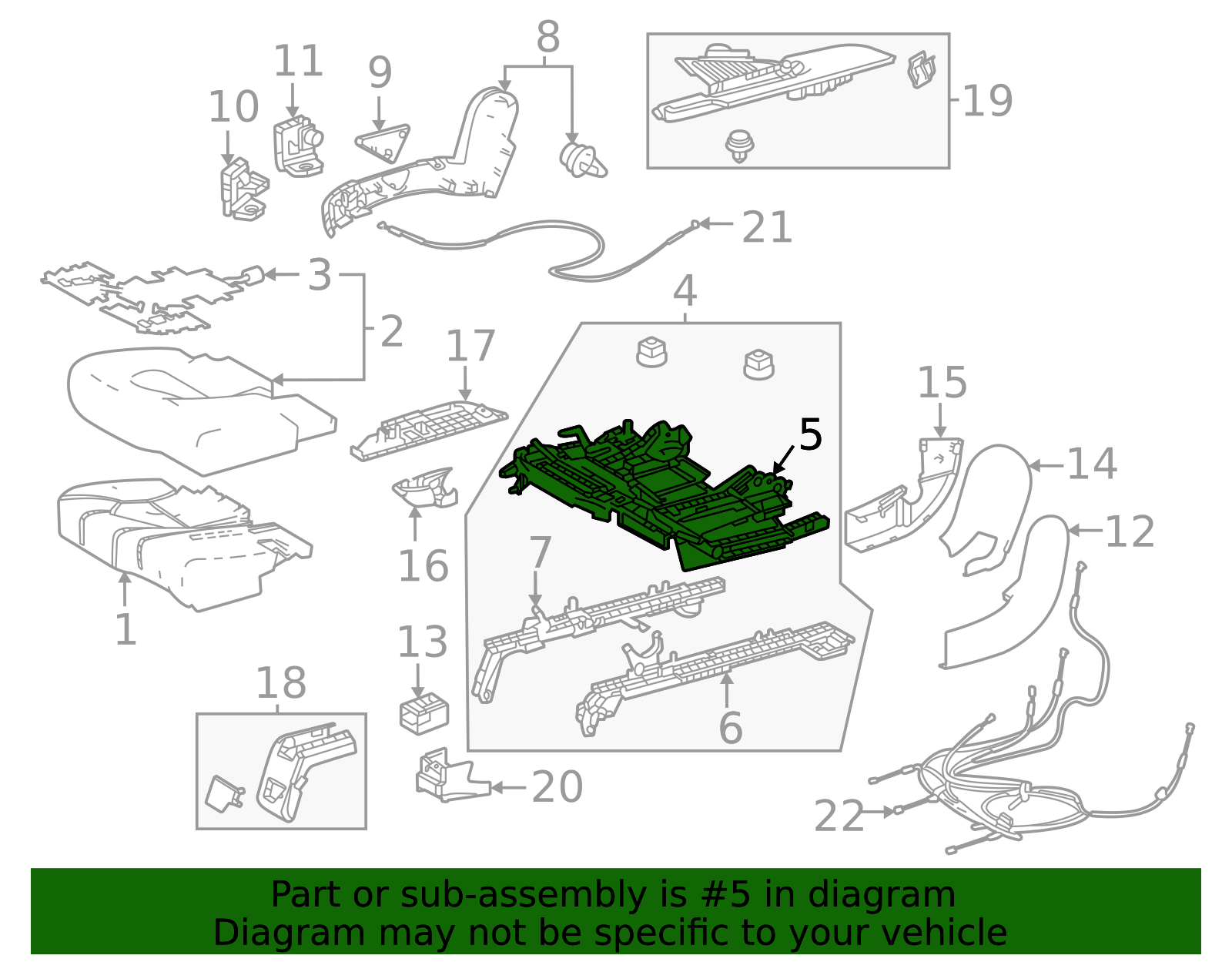 2020-2024 Toyota Highlander 2020-2024 Toyota Highlander - Cushion Frame ...