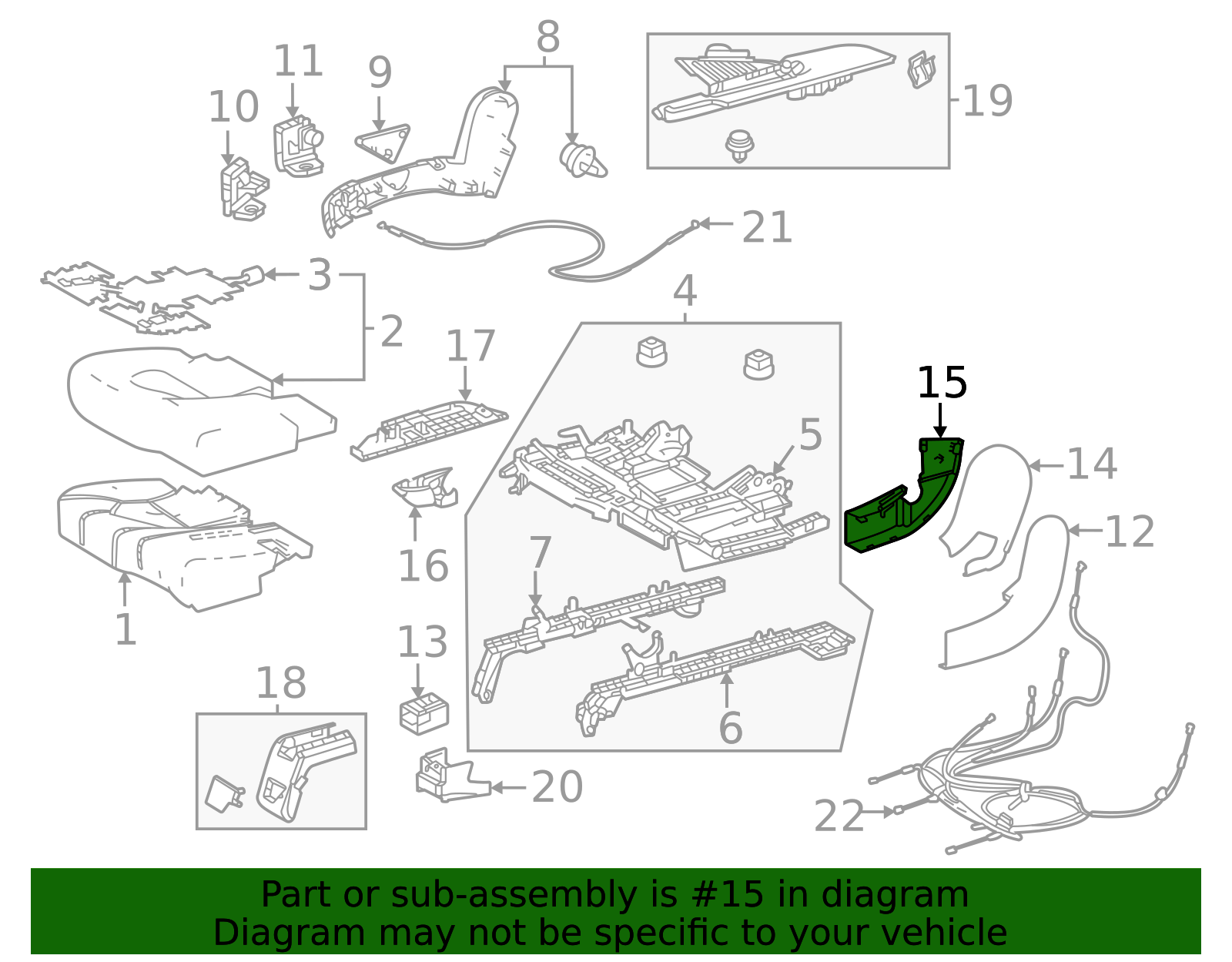 71629-0E070-C0 - 2020-2024 Toyota Highlander - Hinge Cover | Toyota ...