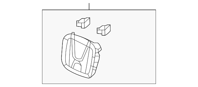 71125-T6Z-A01 - Emblem Assembly 2021-2023 Honda | Honda Parts Online