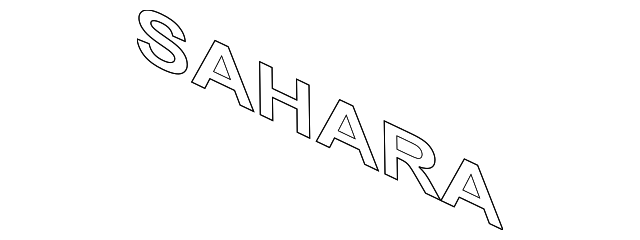 2018-2019 Jeep Wrangler Nameplate 68291782AA | TascaParts.com