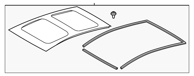 63201-47040 - Sunroof Glass - 2012-2017 Toyota Prius V | Conicelli ...