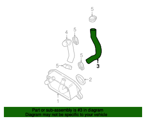 2000-2009 Volvo Inlet Hose 31439470 | OEM Parts Online