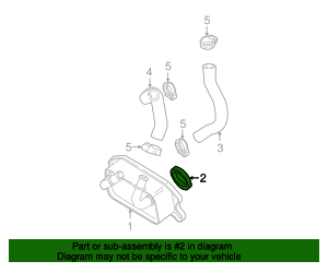 1998-2016 Volvo Oil Cooler Seal 30637339 | TascaParts.com