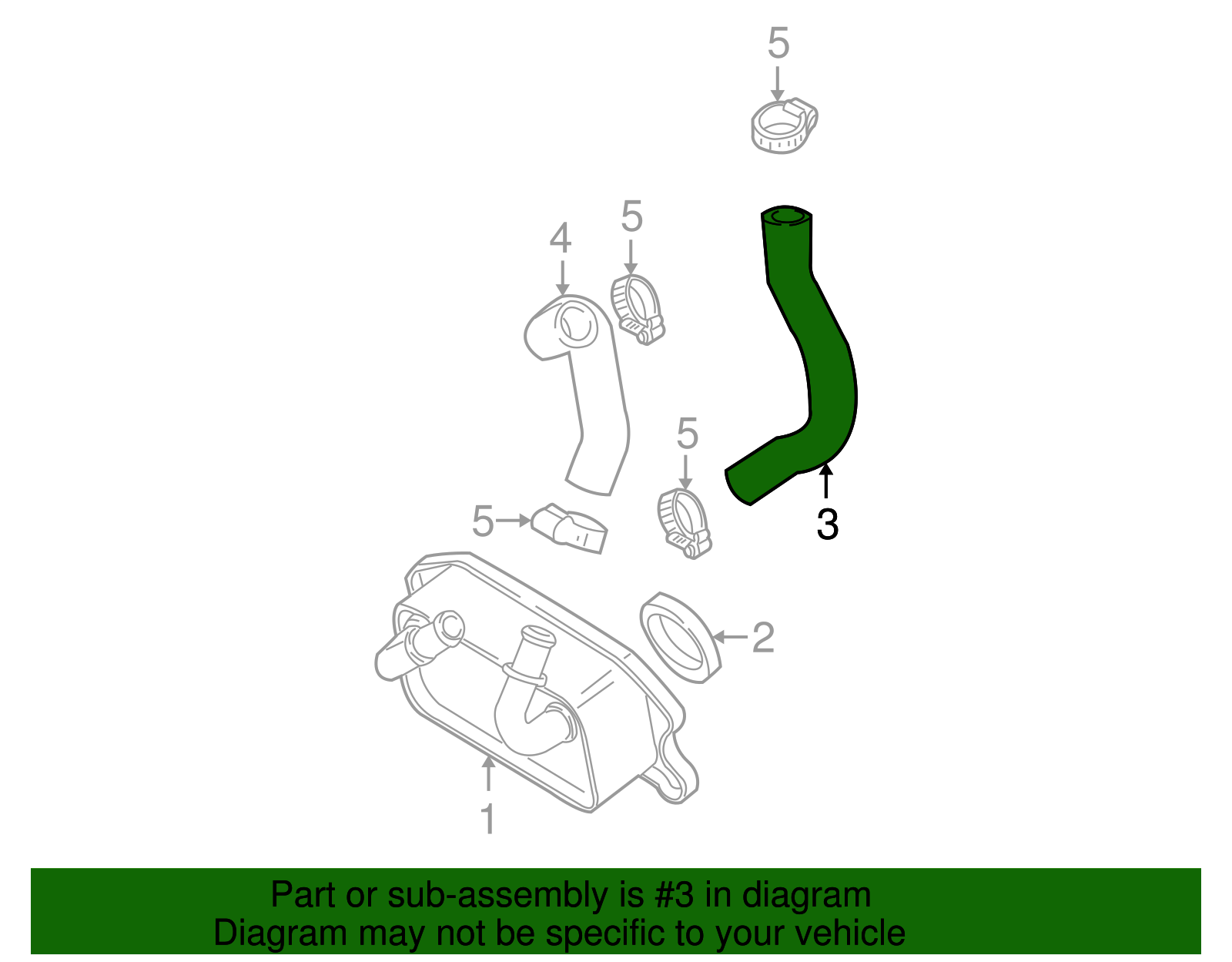 2000-2009 Volvo Inlet Hose 31439470 | OEM Parts Online