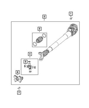 2013-2018 Ram Drive Shaft 05146803AB | Mopar eStore