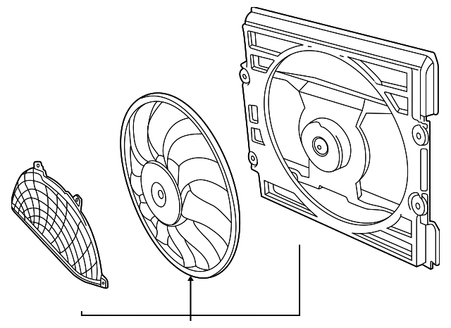 64546921379 - 2002-2008 BMW Fan Assembly (64-54-6-921-379) | BMW of ...