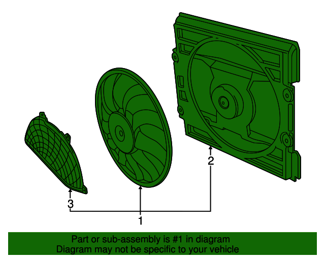 64546921379 - 2002-2008 BMW Fan Assembly (64-54-6-921-379) | BMW of ...