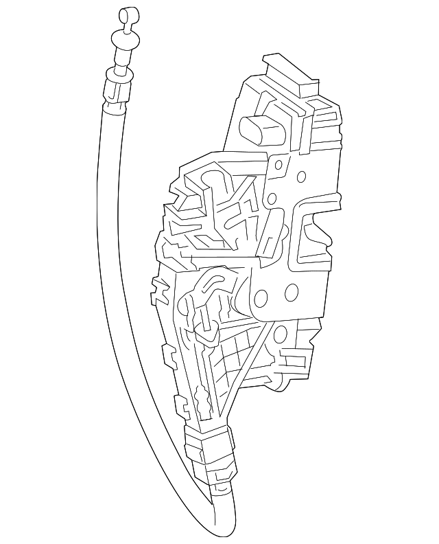 099-720-19-01 - Door Lock Actuator Motor 2014-2019 Mercedes-Benz ...