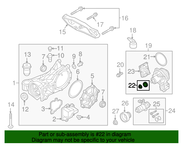 2002-2023 Volvo Awd Coupling Unit Seal Kit 32240128 | TascaParts.com