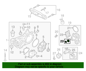 2002-2023 Volvo Awd Coupling Unit Seal Kit 32240128 | TascaParts.com