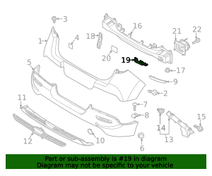2020-2021 Kia Soul Impact Bar Lower Bracket 86637-K0000 | GetOEMParts.com