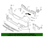 86637-K0000 - Impact Bar Lower Bracket 2020-2022 Kia Soul | Kia.Parts Store