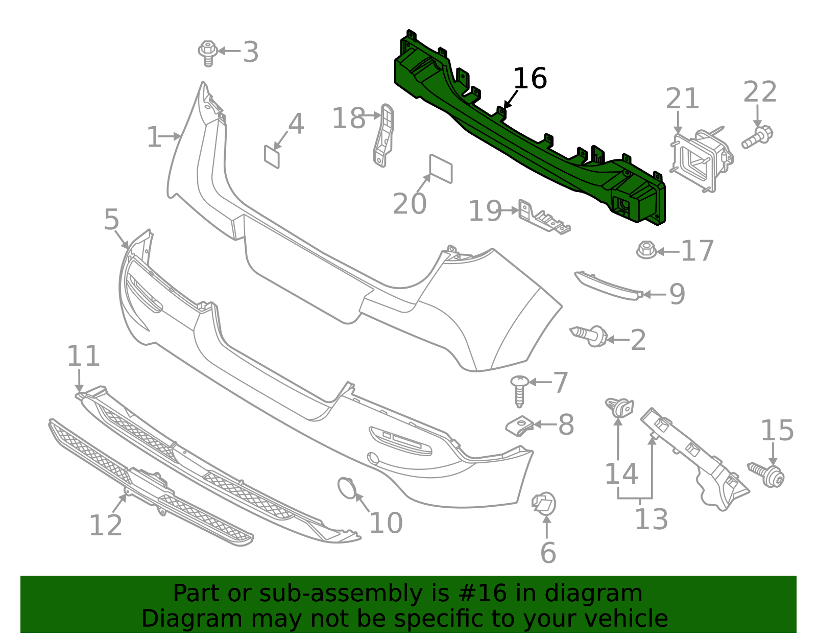 2020-2022 Kia Soul Impact Bar 86631-K0000 | OEM Parts Online