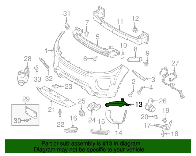 Genuine Cover for 2016-2019 Land Rover Range Rover Evoque | Land Rover ...