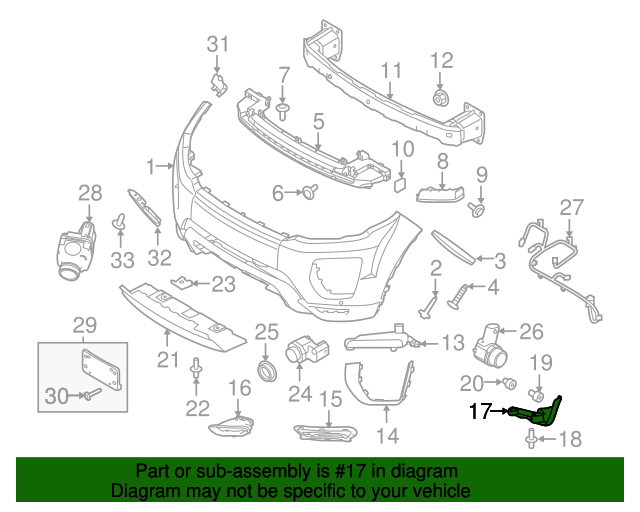 Genuine OEM Edge Molding Part# LR084851 Fits 2016-2019 Land Rover Range ...