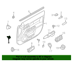 Genuine OEM Ford Part - Door Trim Panel Clip W713297-S300 | Genuine OEM ...