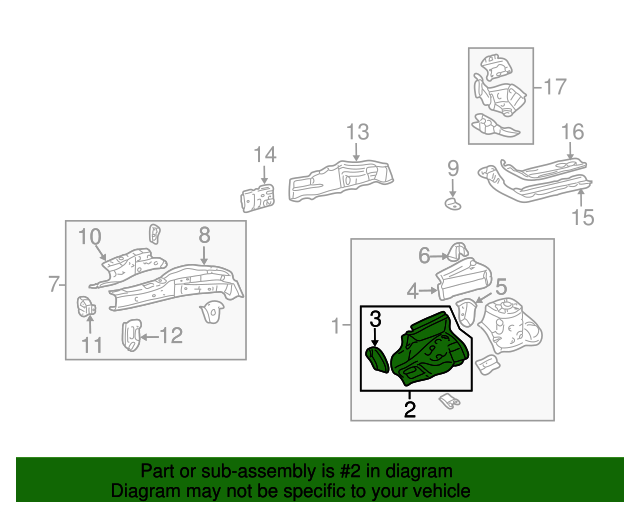 2003-2008 Toyota Front Panel 53712-02903 | OEM Parts Online