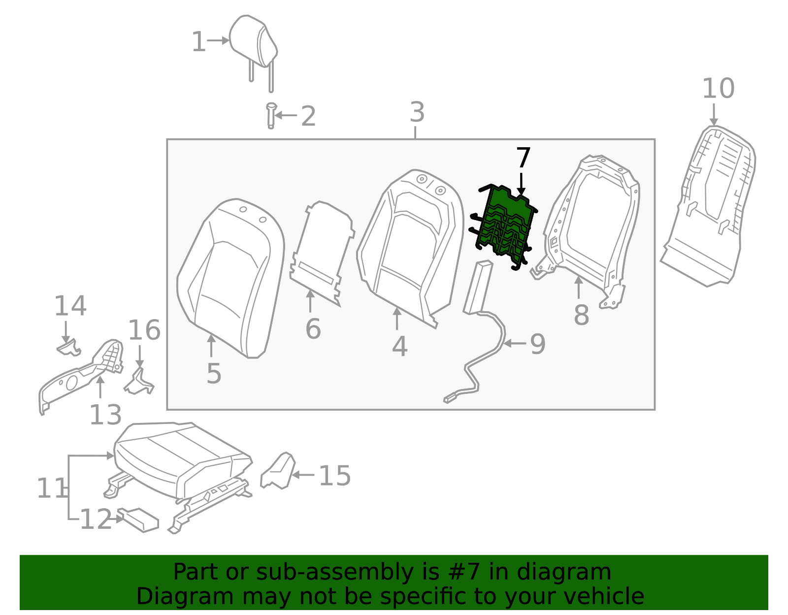 88380-K0000 - Lumbar Support 2020-2025 Kia Soul | Kia.Parts Store