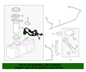 2010-2016 GM Diesel Exhaust Fluid (Def) System Main Wiring Harness ...