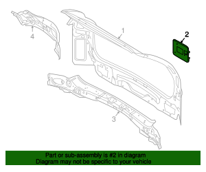 31276324 - Aperture Panel Reinforcement - 2010-2017 Volvo XC60 | Volvo ...