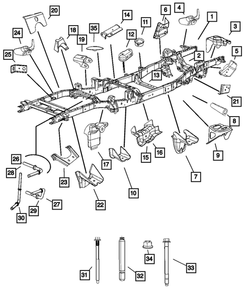 Frames for 2009 Dodge Ram 3500 | Mopar eStore