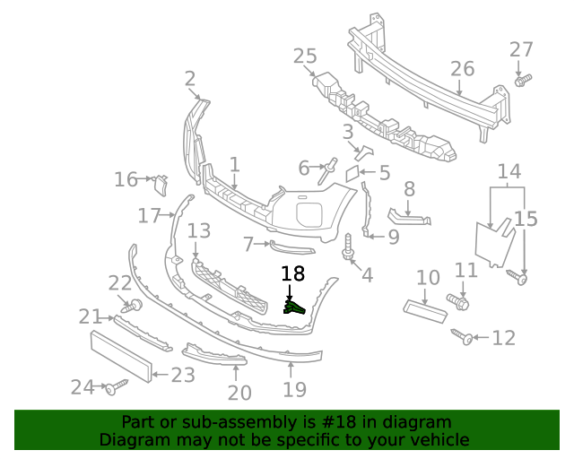 2021-2022 Hyundai Palisade Lower Cover Mount Bracket 865C4-S8BA0 ...