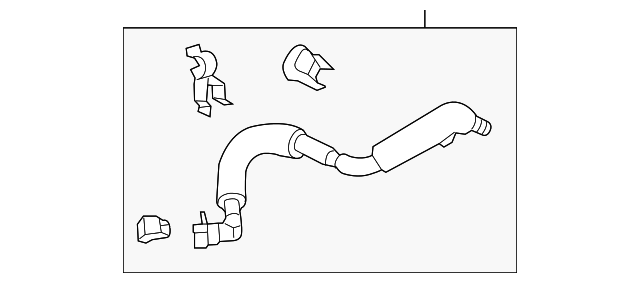 2014-2021 Mazda 6 Vent Tube GJR9-42-580 | TascaParts.com