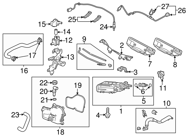 2014-2017 Mazda 6 Vapor Canister PY8G-13-96Z | RealMazdaParts.com