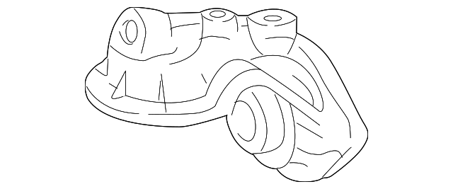 1993-1995 Volkswagen EuroVan Engine Oil Cooler Bracket 074-115-405-A ...