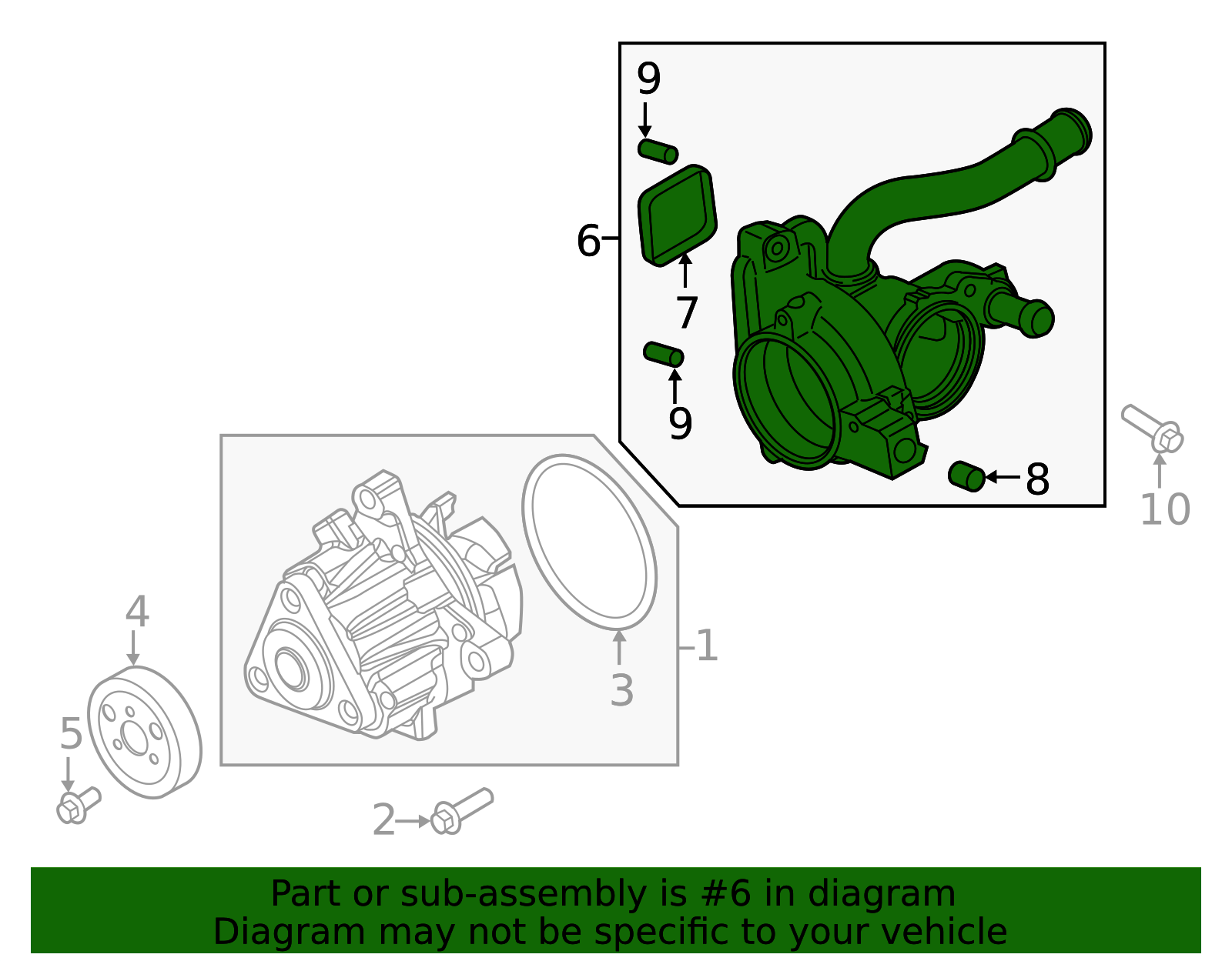 2019-2024 Ford 2019-2024 Ford - Engine Coolant Outlet Flange K2GZ-8K556 ...