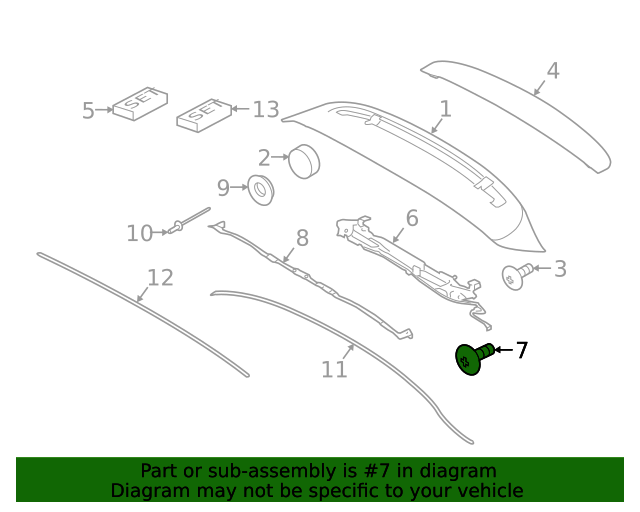 Genuine Porsche 9Y0-827-657-A |Drive Unit Bolt | FREE Shipping on Most ...