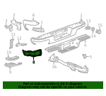 2015-2022 GM Rear Driver Side Bumper Step Pad Insert 22900986 ...