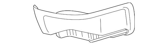 2015-2022 GM Passenger Side Rear Bumper Step Pad Insert 22900987 GM ...