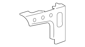 2015-2022 GM Passenger Side Rear Bumper Impact Bar Outer Bracket ...