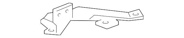 2015-2022 GM Rear Driver Side Bumper Impact Bar Bumper Bracket 23278705 ...