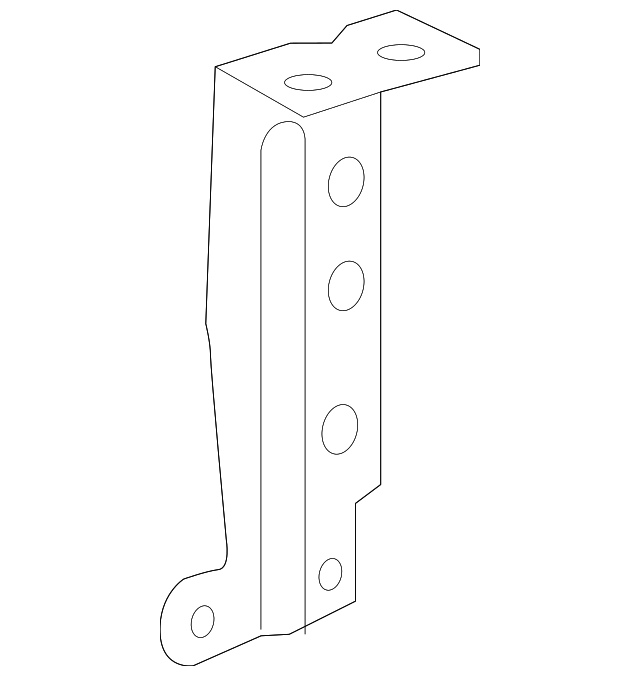 2015-2022 GM Rear Driver Side Bumper Impact Bar Outer Bracket 22900982 ...