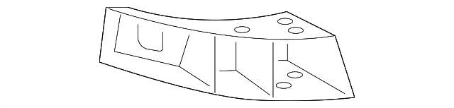 2015-2022 GM Rear Driver Side Bumper Fascia Support 22890965 GM ...