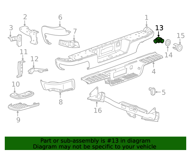 2020-2022 GM Park Assist Alarm Sensor 84586217 | GMPartsDirect.com