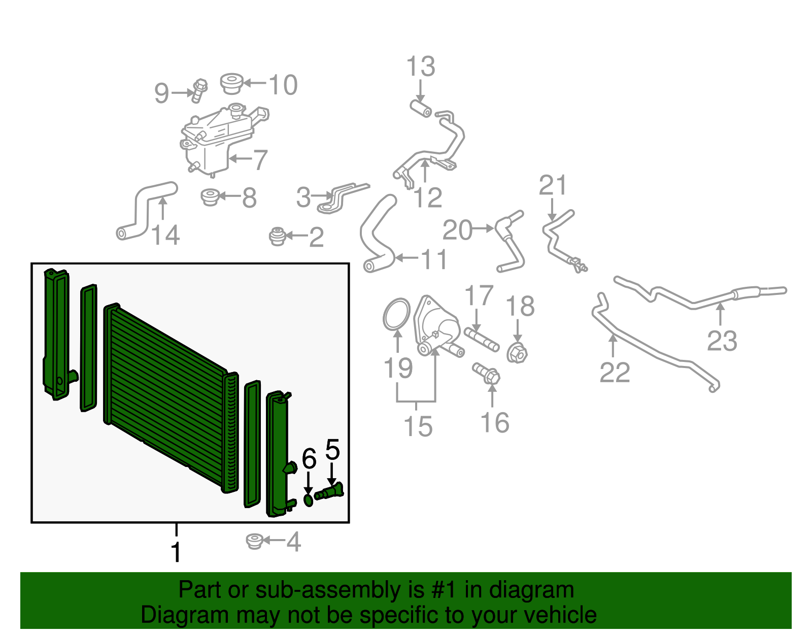 2012-2016 Toyota Prius V 2012-2016 Toyota Prius V - Radiator Assembly ...