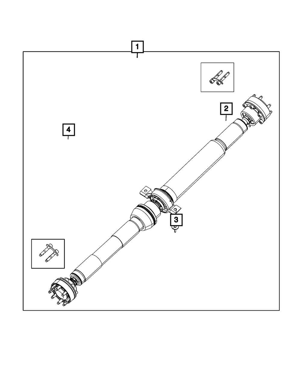2014-2020 Jeep Grand Cherokee Drive Shaft 52123811AD | Mopar eStore