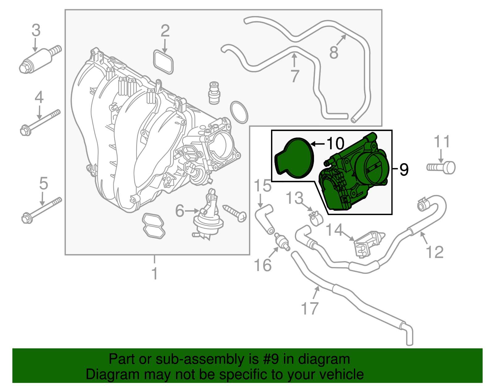 L35M-13-640A - Throttle Body - 2006-2013 Mazda | Mazda Parts Factor