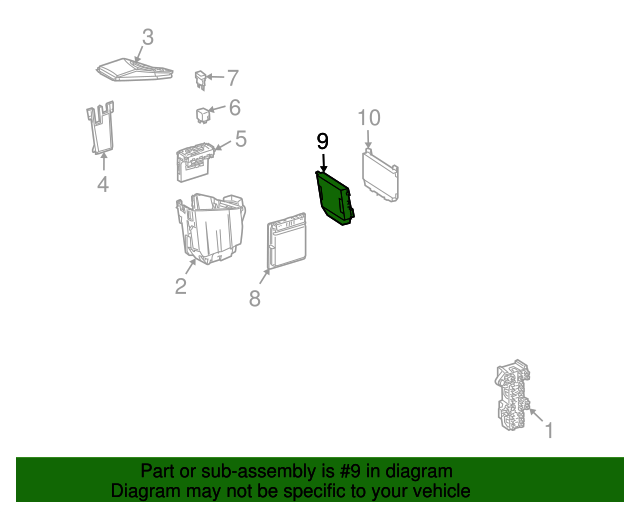 032-545-23-32 - Control Module 2004-2006 Mercedes-Benz | Mercedes-Benz ...