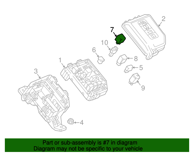 2015-2022 GM Multi-Purpose Relay 84310952 GM | GMPartsDirect.com
