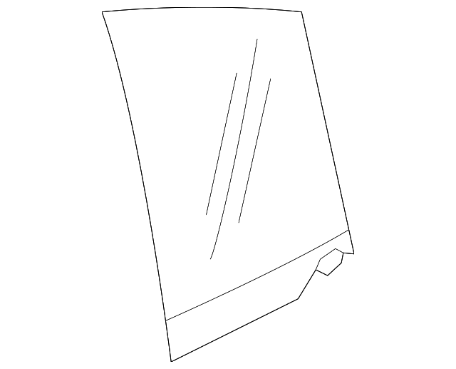 2020-2023 Cadillac CT5 Rear Passenger Side Door Window Weatherstrip ...