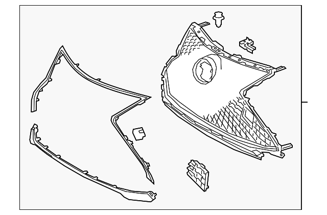 Lexus OEM Grille Assembly Part# 53100-24240 | OEM Vehicle Parts
