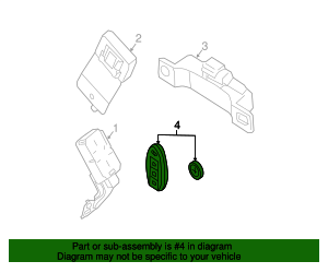 285E3-JA05A - Keyless Entry Transmitter 2007-2014 Nissan | Nissan Parts ...