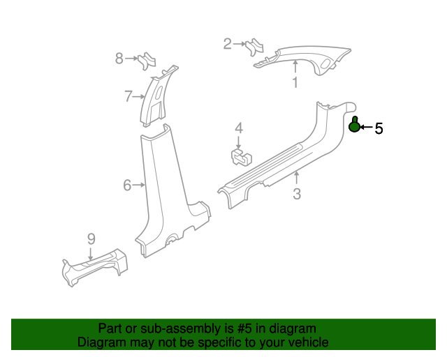 2004-2024 GM Multi-Purpose Retainer 94530387 GM | GMPartsDirect.com