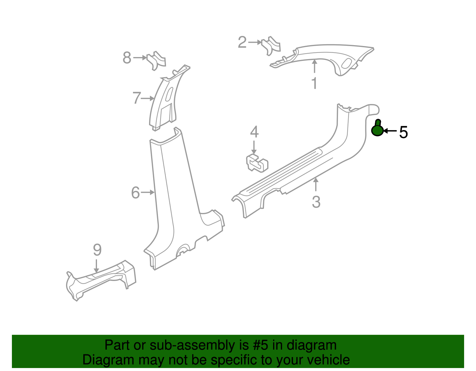 2004-2025 GM Multi-Purpose Retainer 94530387 GM | GMPartsDirect.com